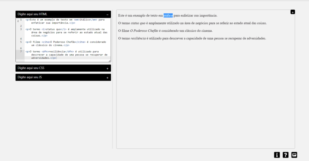 Texto itálico com CSS ou HTML [Com exemplos e dicas]